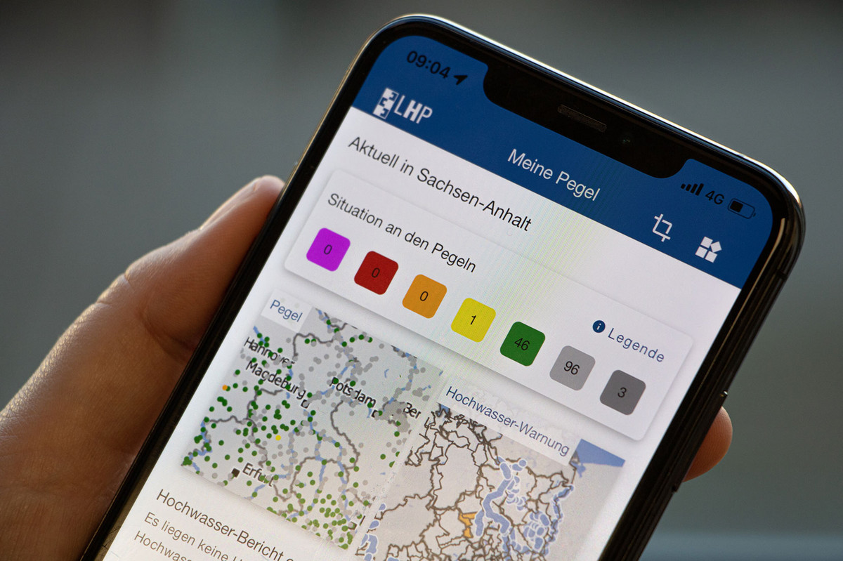 Hochwasserwarn-App „Meine Pegel“